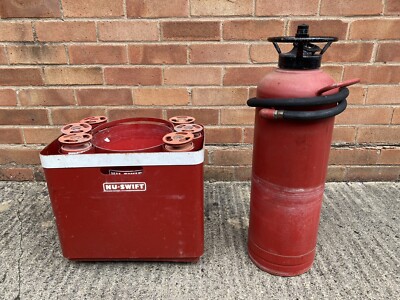 Vintage Nu-Swift Fire Extinguisher With x6 Charge Cylinders, Box, 1969 ...