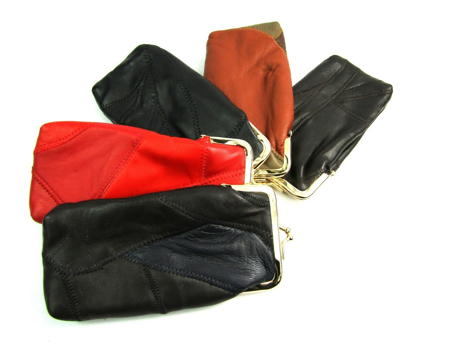 New Unisex Super Soft Real Leather Glasses Case Holder Protector Clip ...