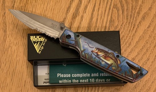 VINTAGE BUCK 175 LARGEMOUTH BASS KNIFE NEVER USED IN BOX N16 | eBay