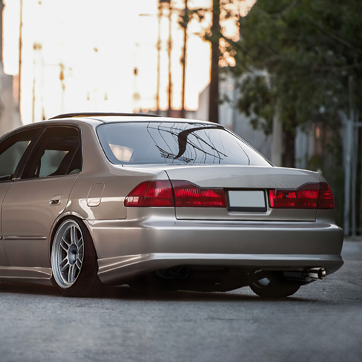 FOR 98-02 HONDA ACCORD CG3-CG6 F23A 4" ROLLED TIP MUFFLER CATBACK ...