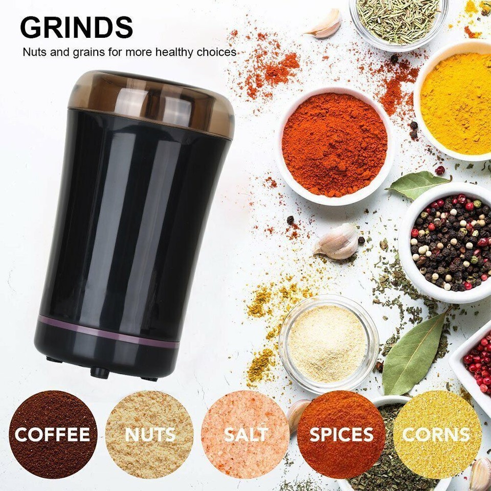 Electric Coffee Grinder Grinding Milling Bean Nut Spice Matte Blade ...