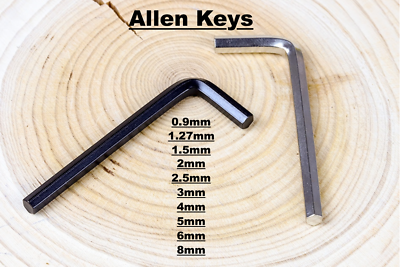 Metric Allen Keys Hexagon Key Hex Wrench 0.9 1.5mm 2mm 2.5mm 3mm 4mm ...