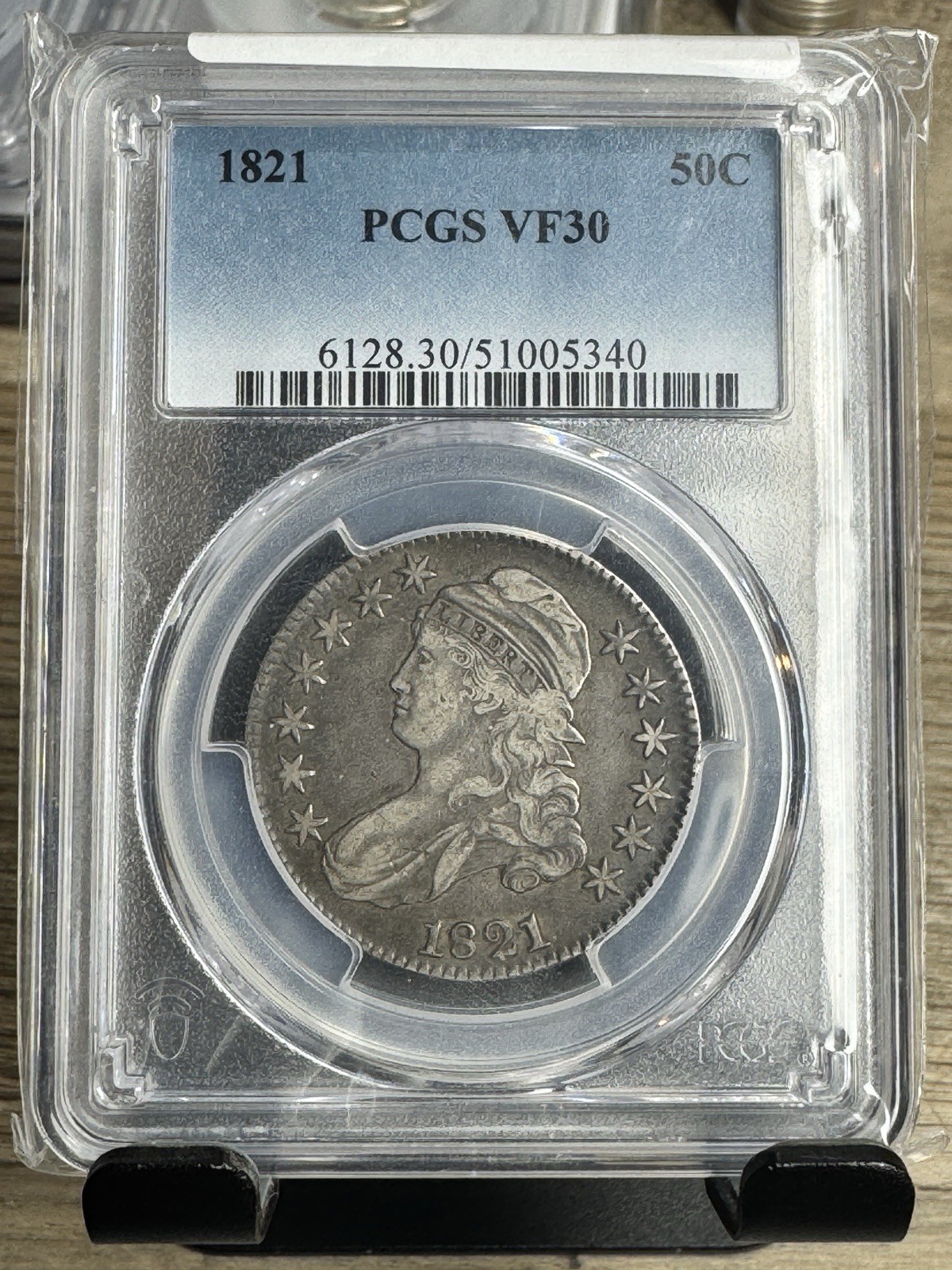 1821 Cap Bust Half Dollar PCGS VF30 | eBay