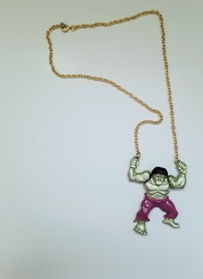 NOS 1977 Weingeroff Marvel Comics Hulk Metal Necklace Sample ...