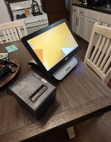 Micros Oracle Workstation 6 POS Touch Screen Terminal + Receipt printer ...