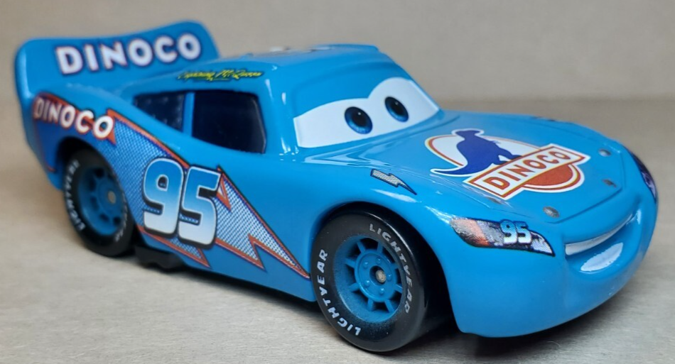 Disney Pixar Cars Dinoco Lightning McQueen Diecast 1:55 FC Dinoco Dream ...
