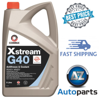 Comma - XStream G40 Antifreeze & Coolant Ready Mixed XSG40M5L - 5L ...