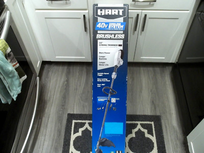 NEW HART 40V 40Volt 15" BRUSHLESS Attachment Capable String Trimmer ...