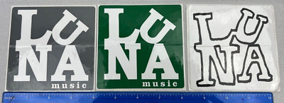 Luna Music Store Logo Stickers/Decals (3 Choices) | eBay