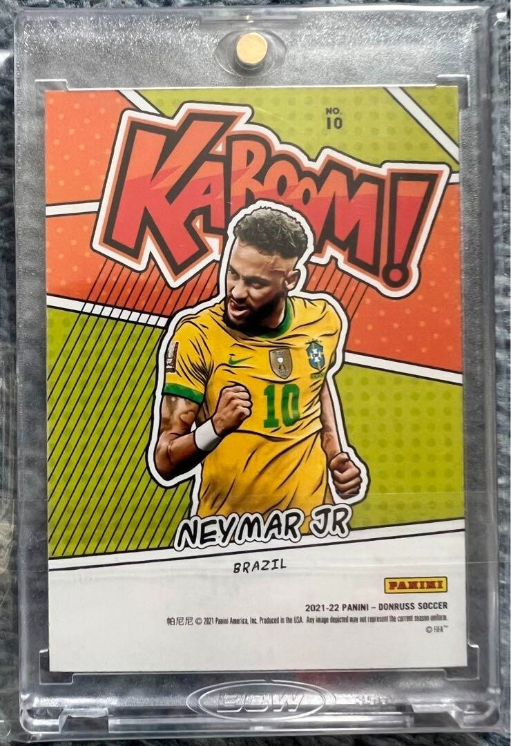 2021-22 Panini Donruss Soccer KABOOM! #10 Neymar Jr. SSP 2021-22 Panini Donruss Soccer KABOOM! #10 Neymar Jr. SSP