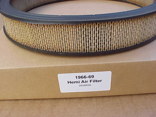 1966 1967 1968 1969 Plymouth Dodge HEMI Air Filter NOS Mopar #2658856 ...
