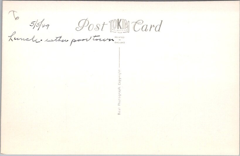 Vintage Mthatha SOUTH AFRICA Photo RPPC Postcard "BUNGA, UMTATA" 1949 ...