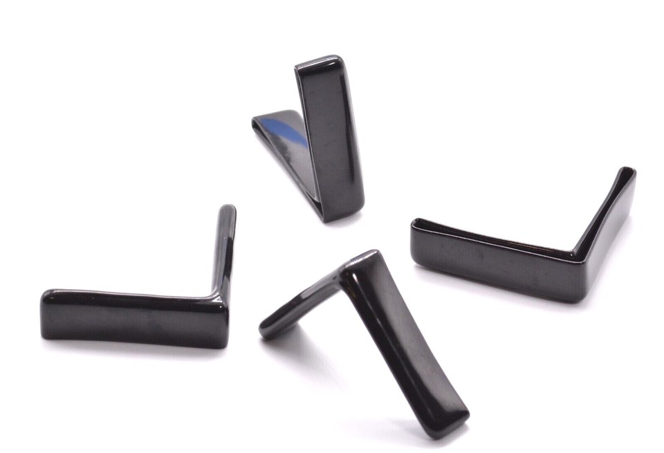 2” x 2" Angle Iron Vinyl End Caps Fits 1/8" Thick Metal Various Package ...