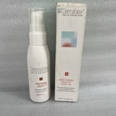 NIB DermaNew Active Hydrator Acne & Oil Clarifying System 2.0 Fl Oz ...