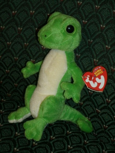 Ty Beanie Babies Animals 2009 Gus Gecko 1995 Bessie Cow 2005 Charm Frog ...