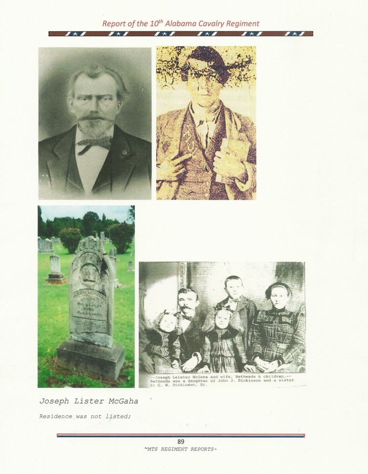 Civil War History of the 10th Alabama Cavalry Regiment | eBay