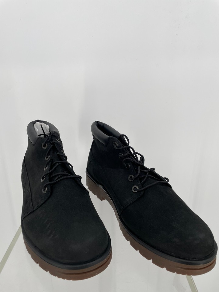 Timberland Mens Newtonbrook Chukka Boots 12 Black Waterproof Suede ...