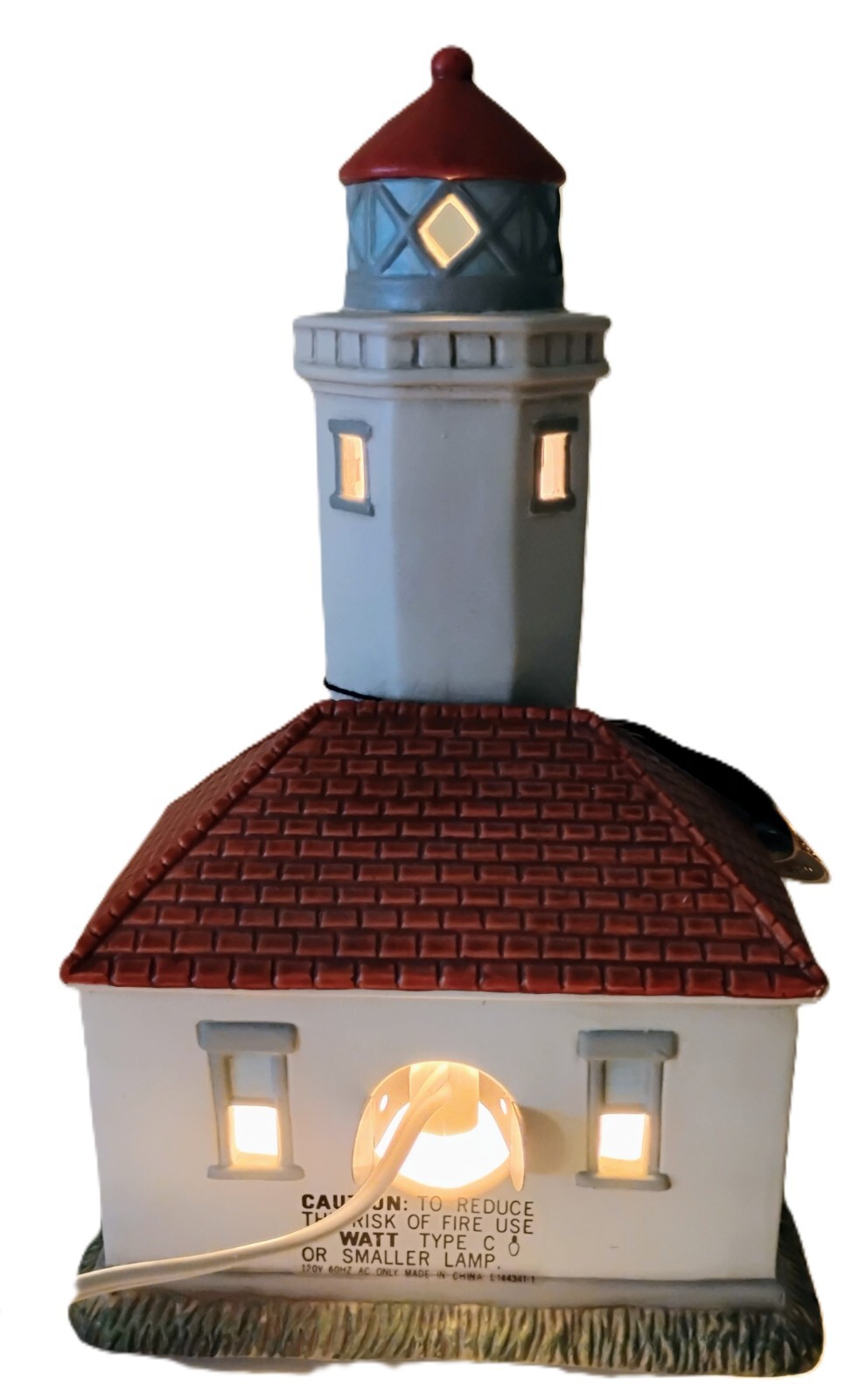 Rare Lefton Ceramic Lighthouse Replica - Point Wilson Washington, 1992 ...