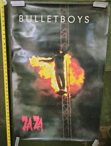 VINTAGE POSTER Bullet Boys "Za-Za" Album Promo 1993 Heavy Metal Glam ...