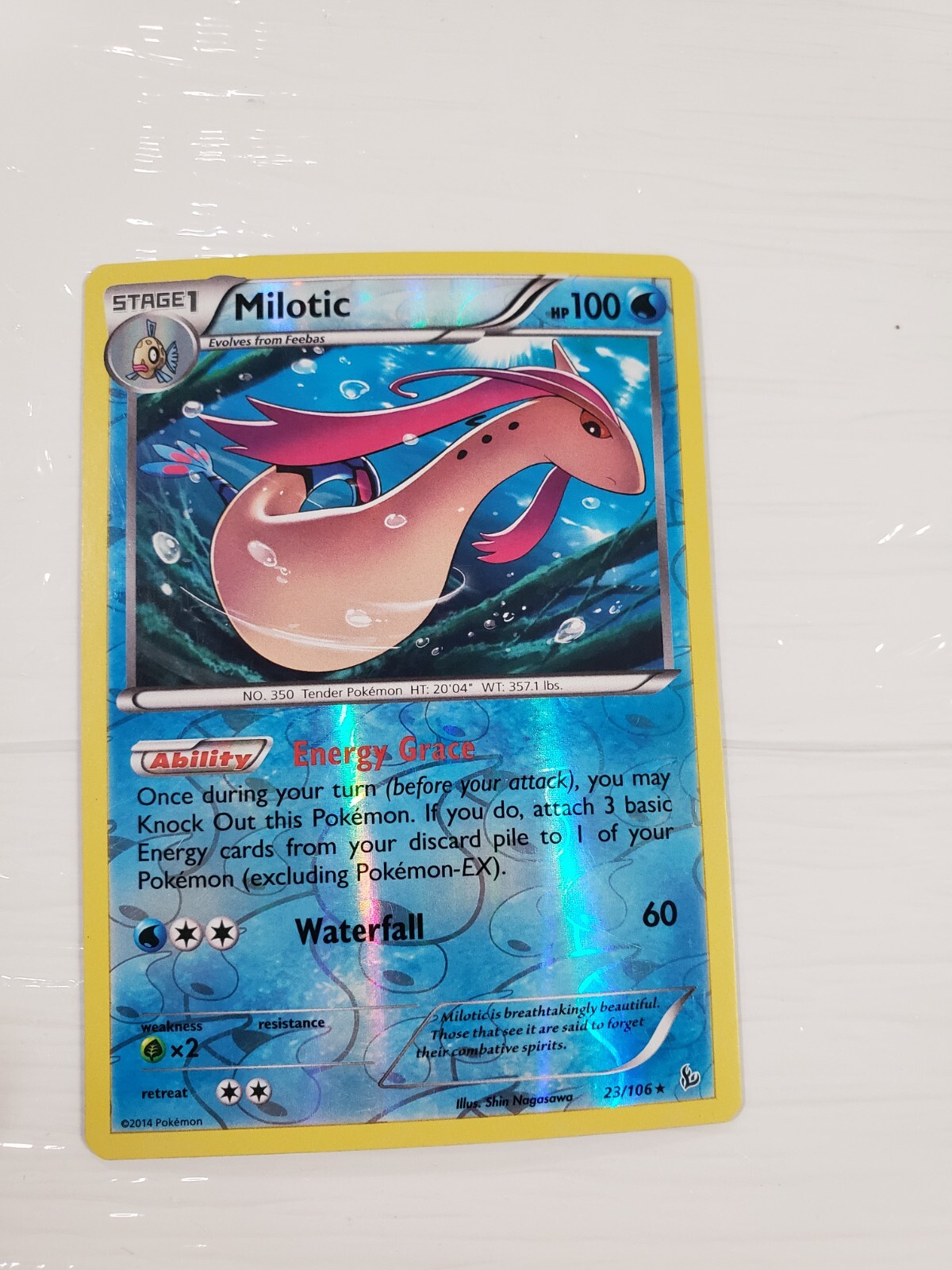 Pokémon TCG - Milotic Flashfire - Reverse Holo - Rare - 23/106 NM | eBay