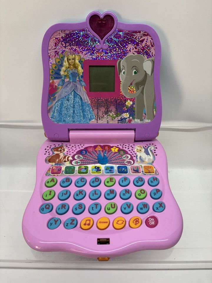 Barbie And The Island Princess Rosella Electronic Learning Laptop Toy ...