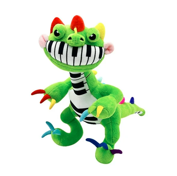 🎹New 25CM Pianosaurus Plush Bobby Playtime 4 Game Piano Dinosaur Toy ...