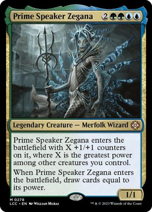 Prime Speaker Zegana - Near Mint MTG Commander: The Lost Caverns of ...