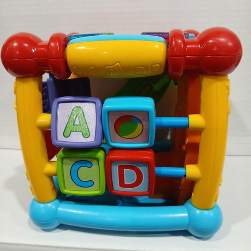 VTech "Busy Learners Activity Cube" Light & Sound Toddler's Learning ...