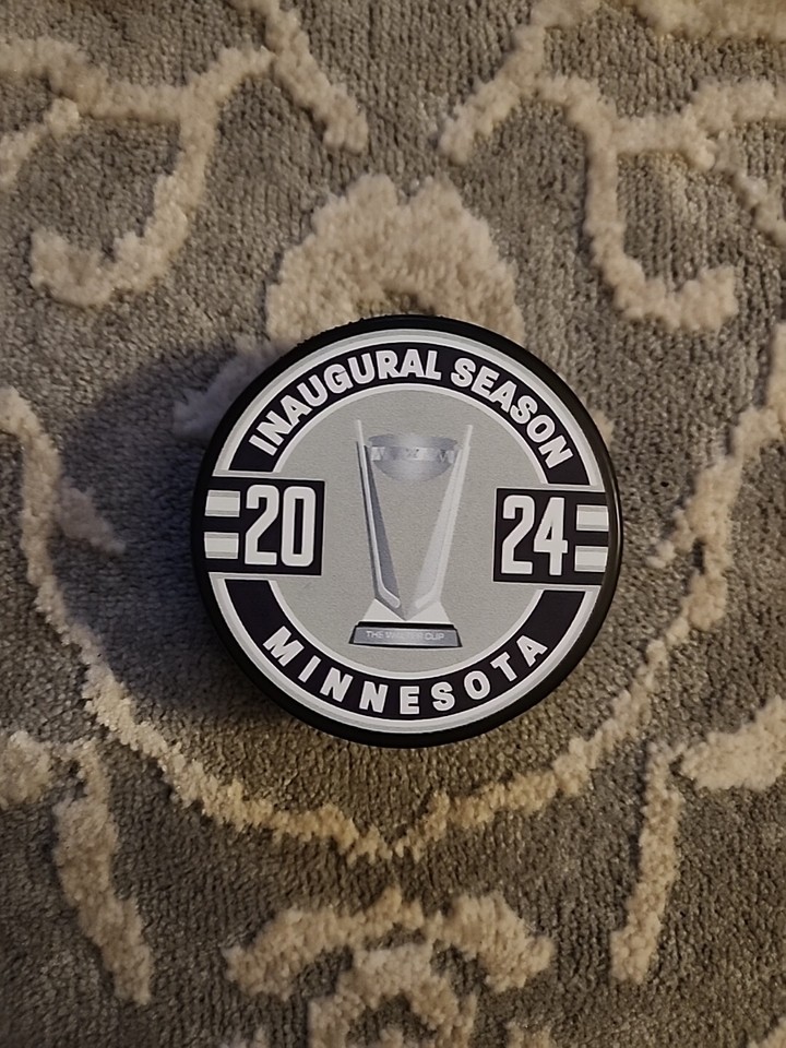 PWHL Minnesota 2024 WALTER CUP CHAMPIONS Inaugural Season Hockey Puck ...
