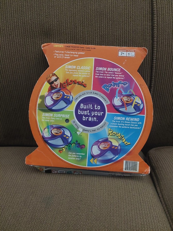 Simon Tricks Hasbro Reaction Electronic Reaction Game, 2007, New (Has ...