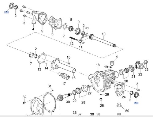 Genuine Holden New Front Diff Inner Axle Seal suits Holden Colorado 2012-2020 | eBay Australia