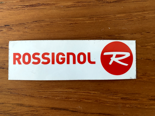Rossignol Skis Logo Die Cut Sticker, Red, 10 x 3cm | eBay