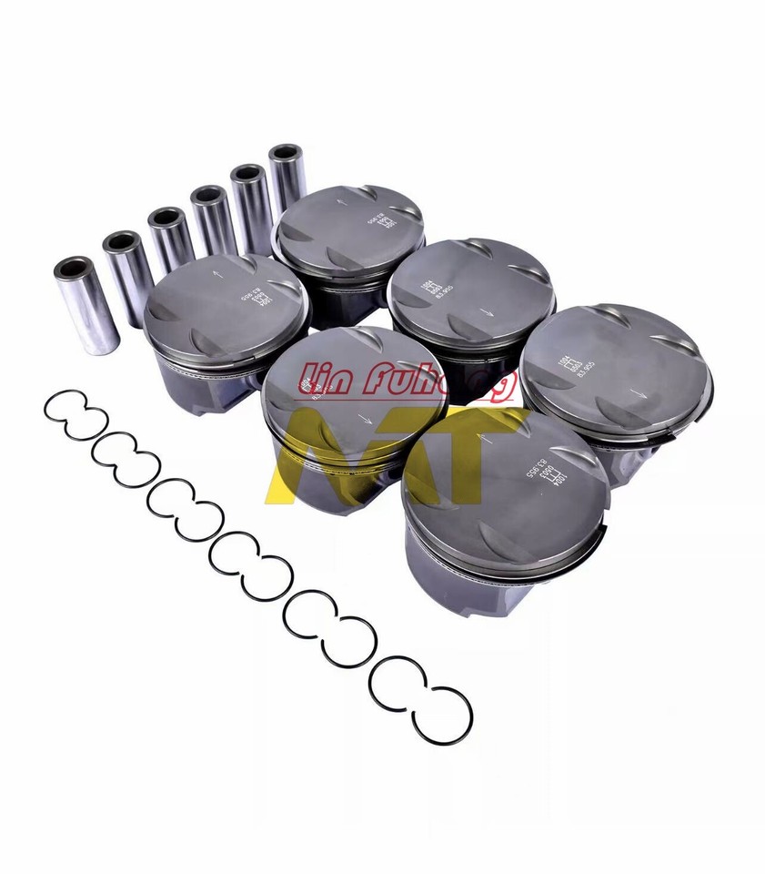 MAHLE 6x 84.00mm Piston&Ring Set For BMW E46 E39 E60 E83 E85 M54B25 ...