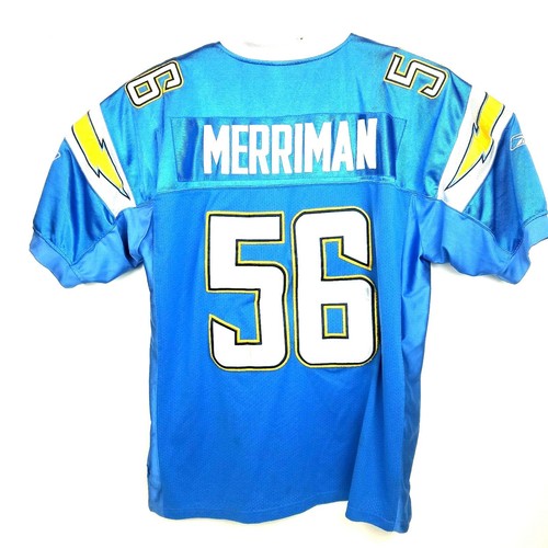 Reebok San Diego Chargers Merriman #56 Jersey Blue Pro Sewn On field ...