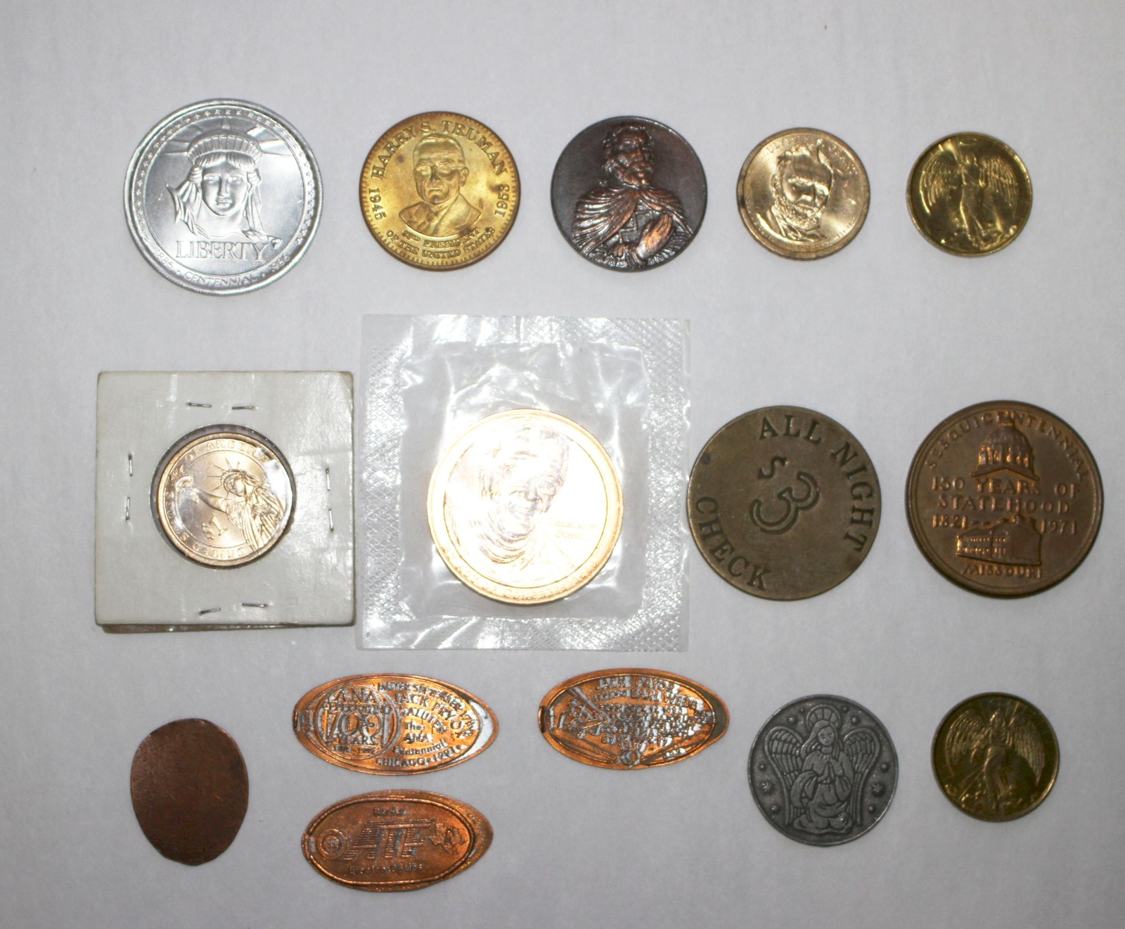 Vintage Lot Tokens Coins Order of DeMolay Masonic Missouri Brothel Cat ...