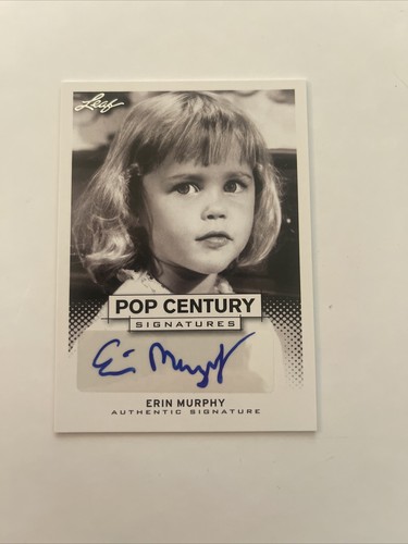 2013 LEAF POP CENTURY SIGNATURES ERIN MURPHY BA-EM1 AUTOGRAPH CARD ...