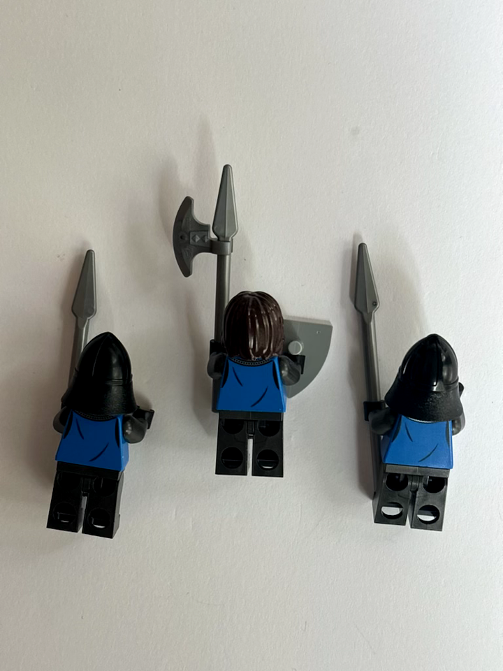 Lego Castle Black Falcon Set of 3 Spearman and Axemen Minifigures NEW ...