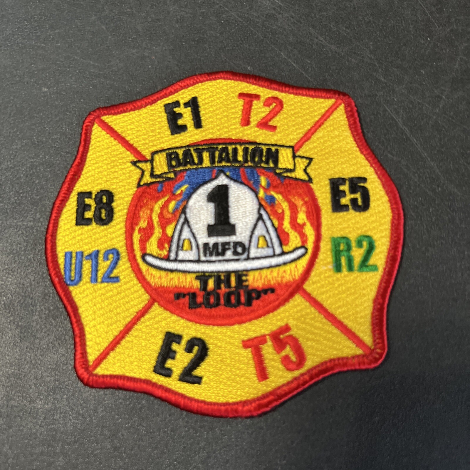 Vintage Obsolete Fire Department Patch MFD E1 T2 E5 R2 T5 E2 E8 U12 | eBay