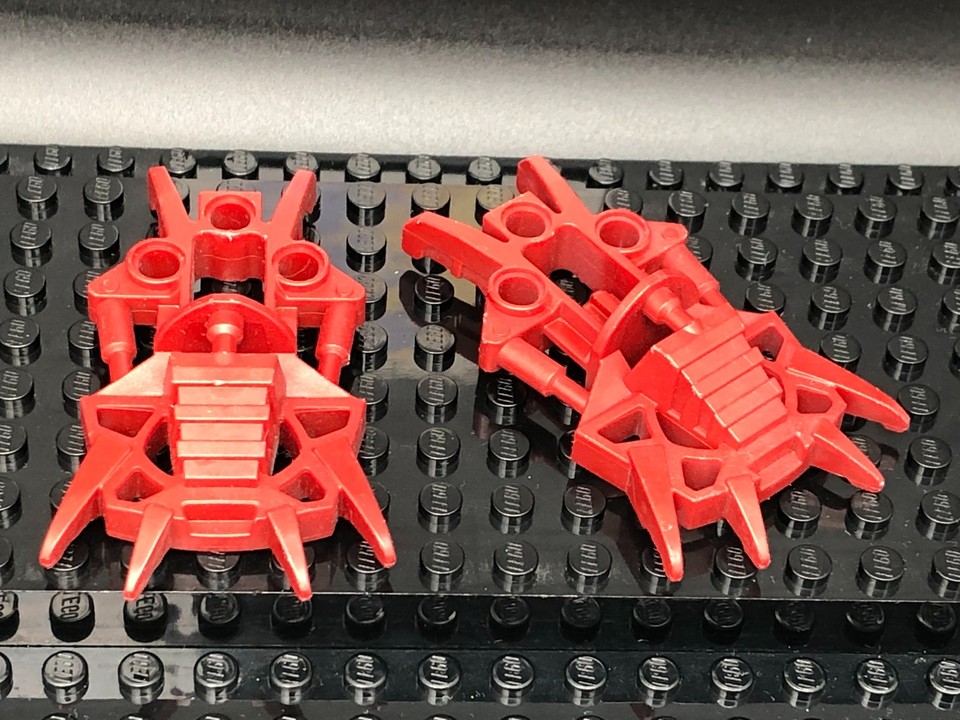 BIONICLE Lego Brand Foot Toa Inika Clawed 53542 (pair) Dark Red | eBay