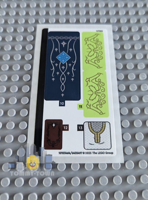 Lego Lord Of The Rings STICKER SHEET 2 ONLY for set 10316 Rivendell ...