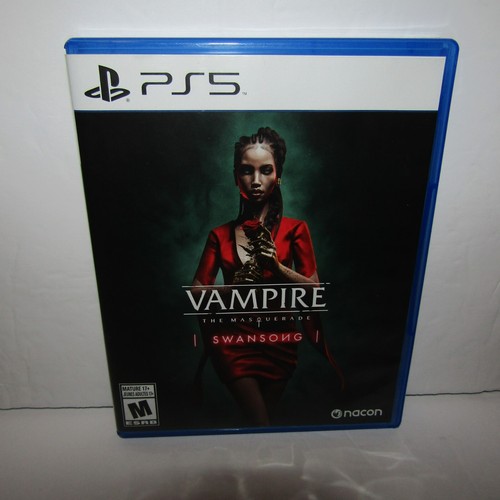 Vampire The Masquerade Swansong Sony PlayStation 5 PS5 Physical Video ...