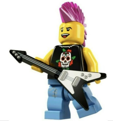 Lego Minifigures Series 4 # PUNK ROCKER | eBay