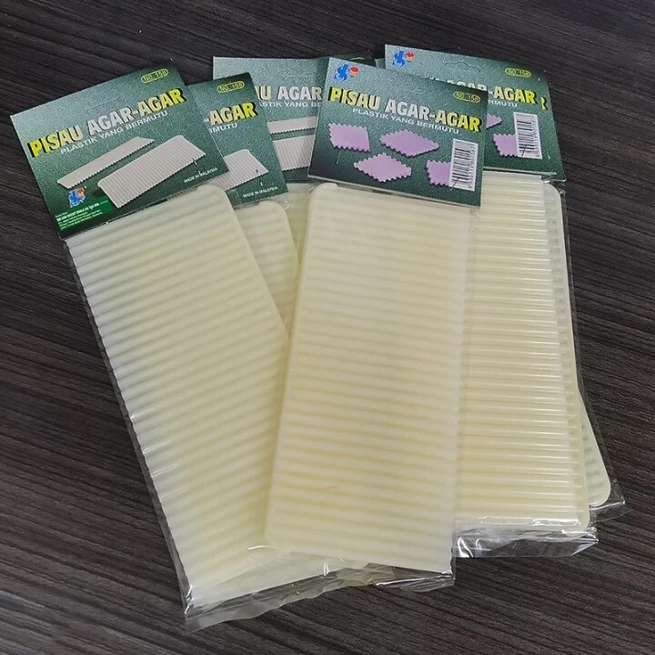 2 PCS Plastic Jelly Knife Jelly Wave Rectangular Agar Agar | eBay