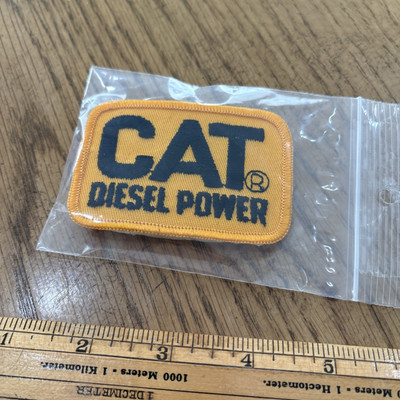 Vintage Caterpillar CAT Diesel Power Patch 3” Clean Hat Cutoff | eBay