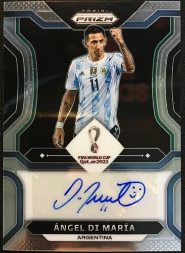 2022 Panini Prizm FIFA World Cup QatarTM Angel Di Maria Signatures ...