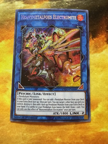 Yugioh Heavymetalfoes Electrumite EXFO-EN098 Secret Rare 1st Ed NM | eBay