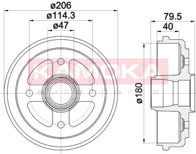 2x Brake Drum for CHEVROLET DAEWOO:BEAT,MATIZ,SPARK,SPARK LITE 96316636 ...