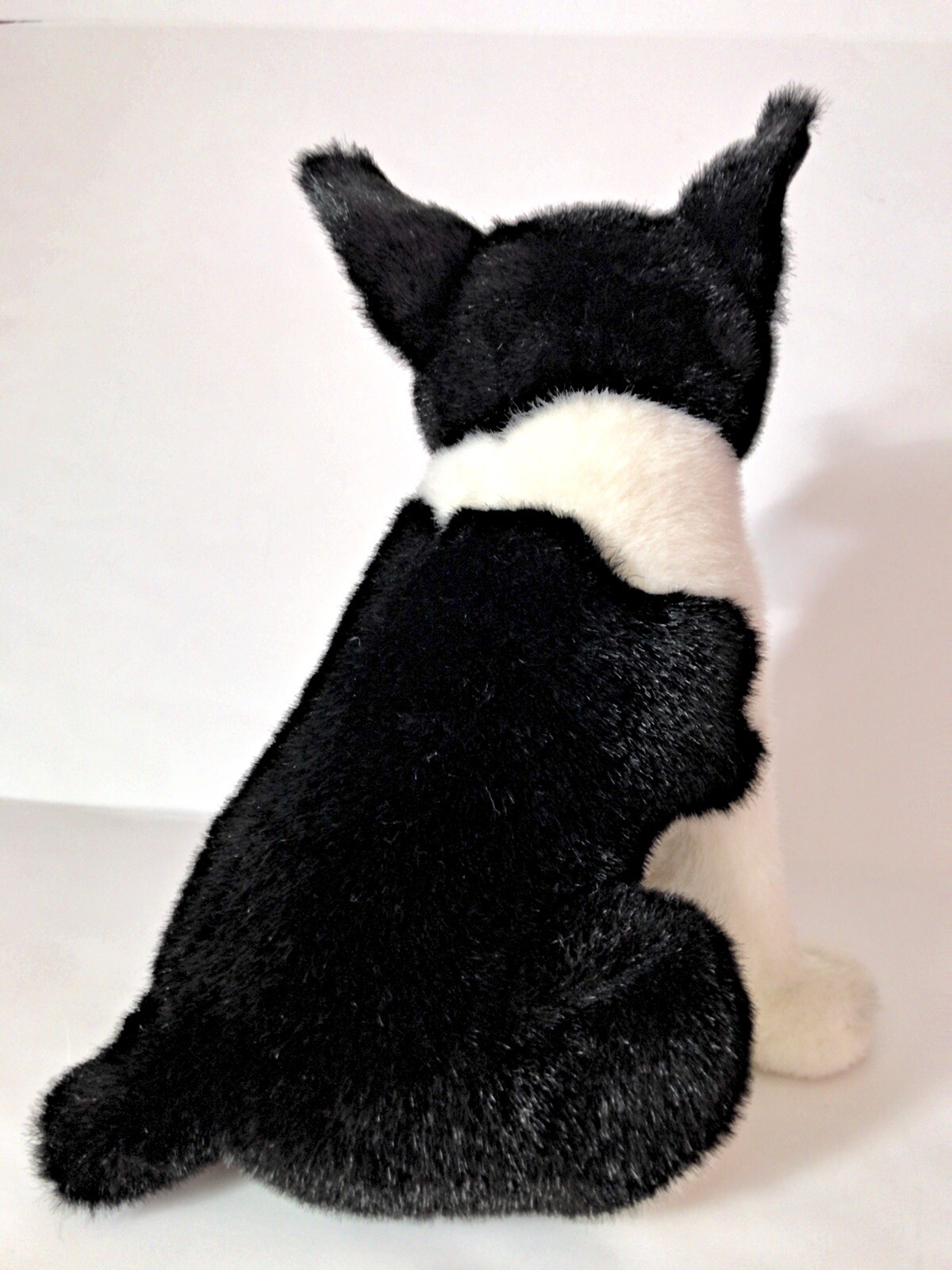 Classic Aurora Plush Boston Terrier Stuffed Animal Dog Sitting Vintage ...