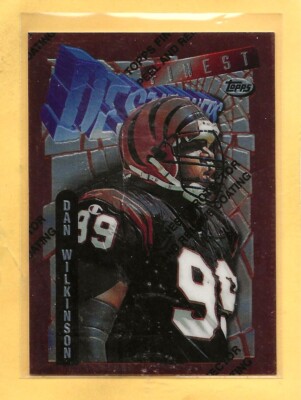 DAN WILKINSON - 1996 Topps Finest - #92 - Bengals - Comb. Shipping - #2 ...