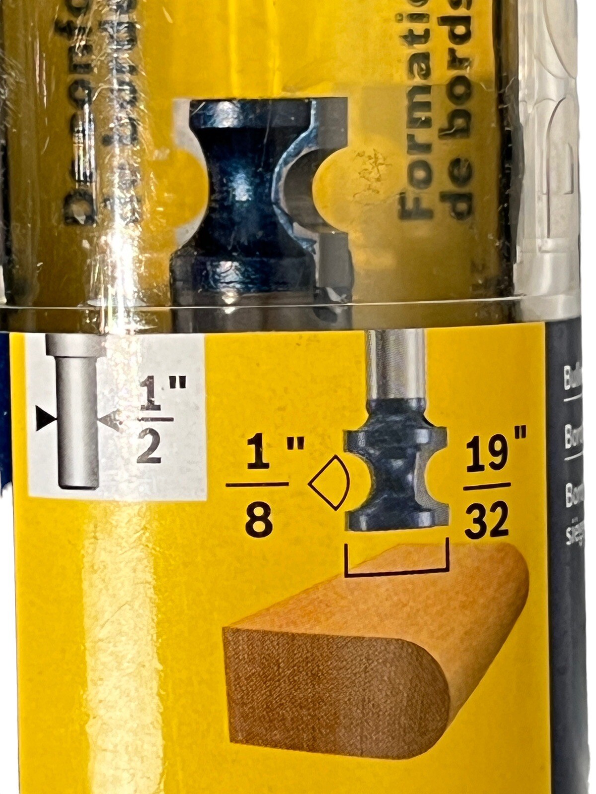 BOSCH 84432MC Bullnose Edge Forming Profile Router Bit - 1/2" Shank NEW ...